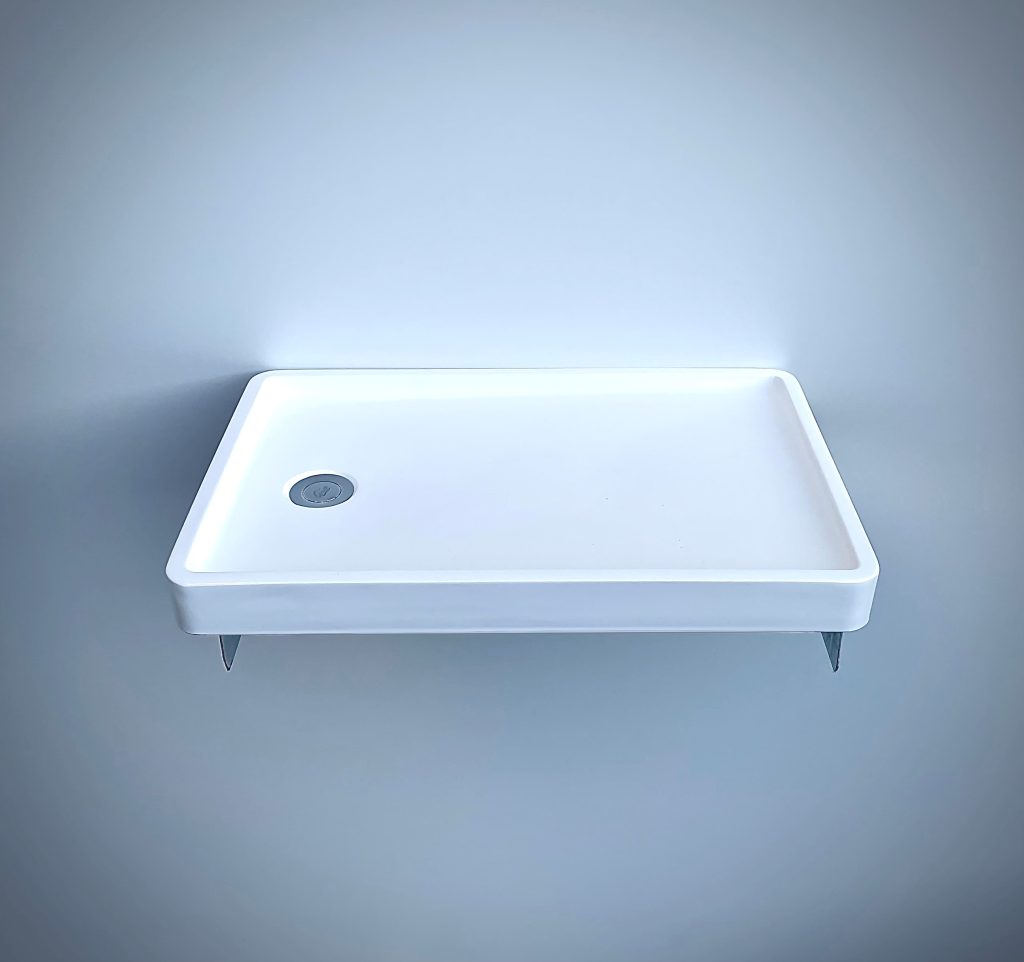 Sluice Basin – White – De-Niche Finishing